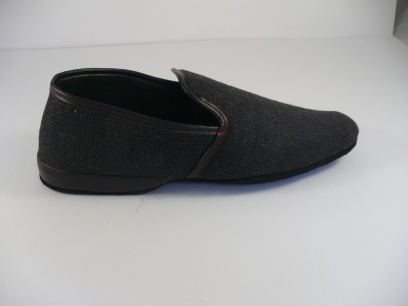 Pantoufles et mules textile pour homme